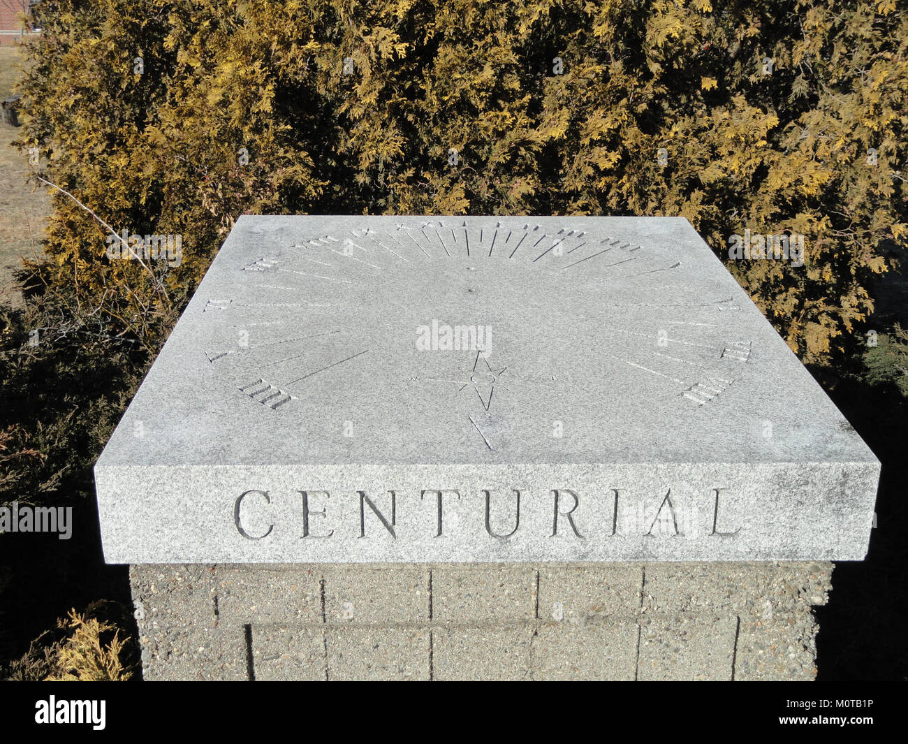 A photograph of the centurial time capsule located in Kiwanis Park ...