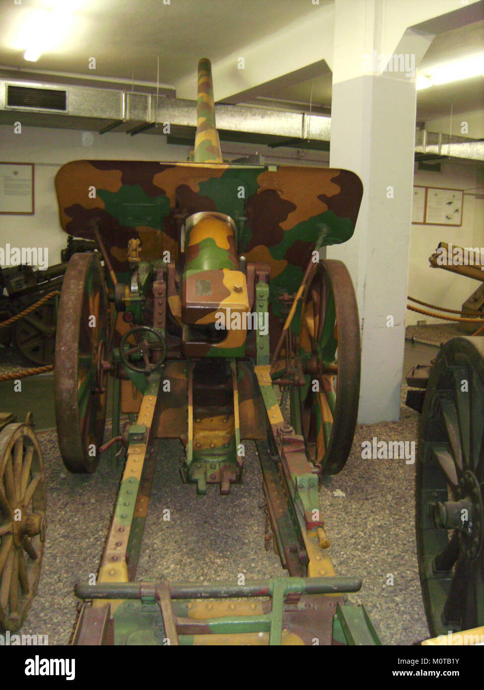 The 105 mm cannon, of German origin, was used during the early to mid ...