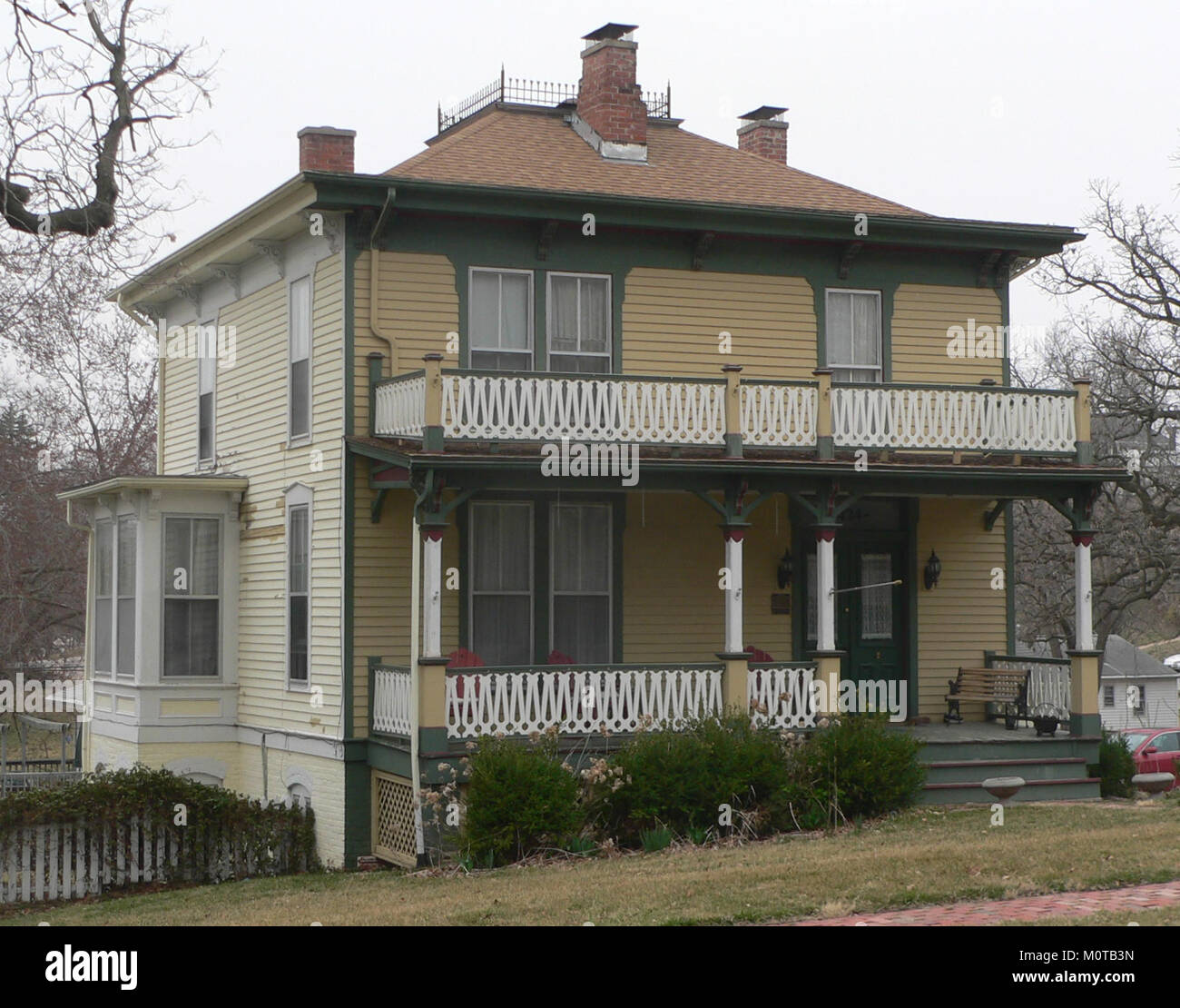 The photograph captures the southeastern view of Captain John O'Rourke ...