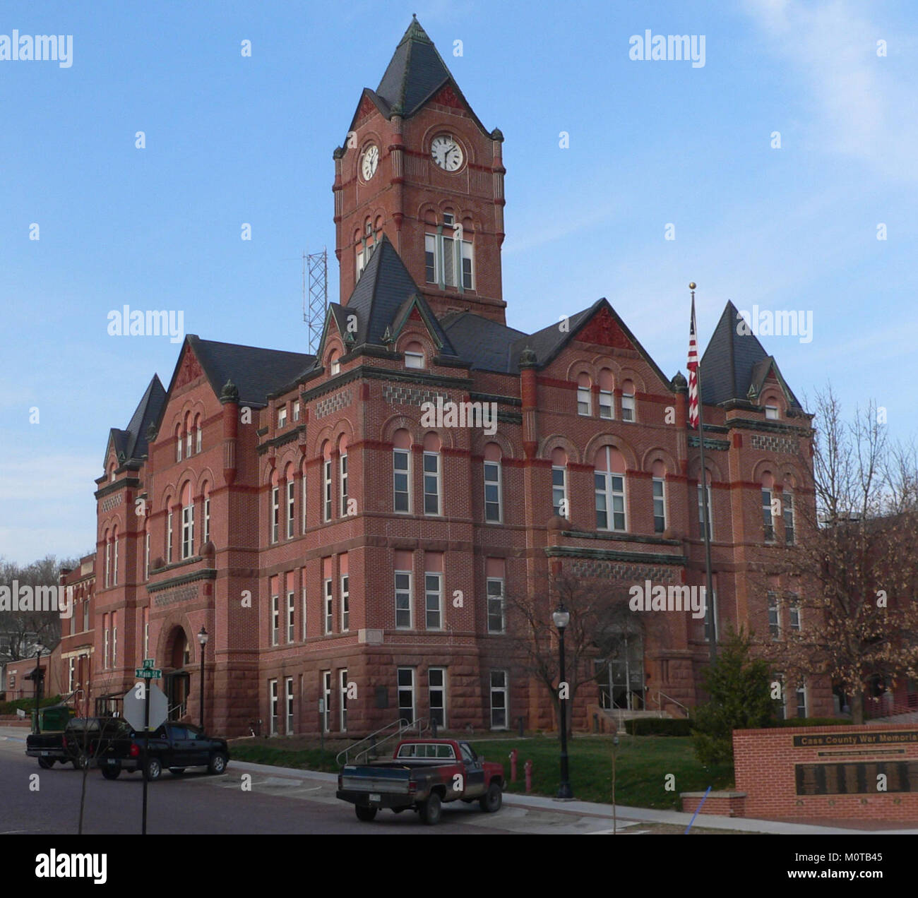 The Cass County Courthouse, located in Nebraska, is an important ...
