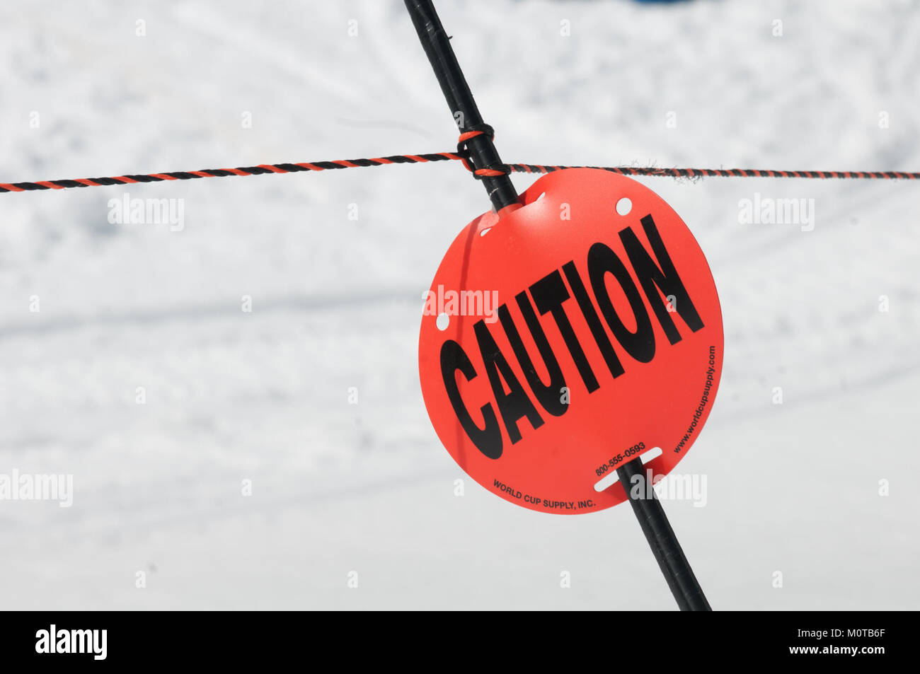 Warning signs on alpine ski hi-res stock photography and images - Alamy
