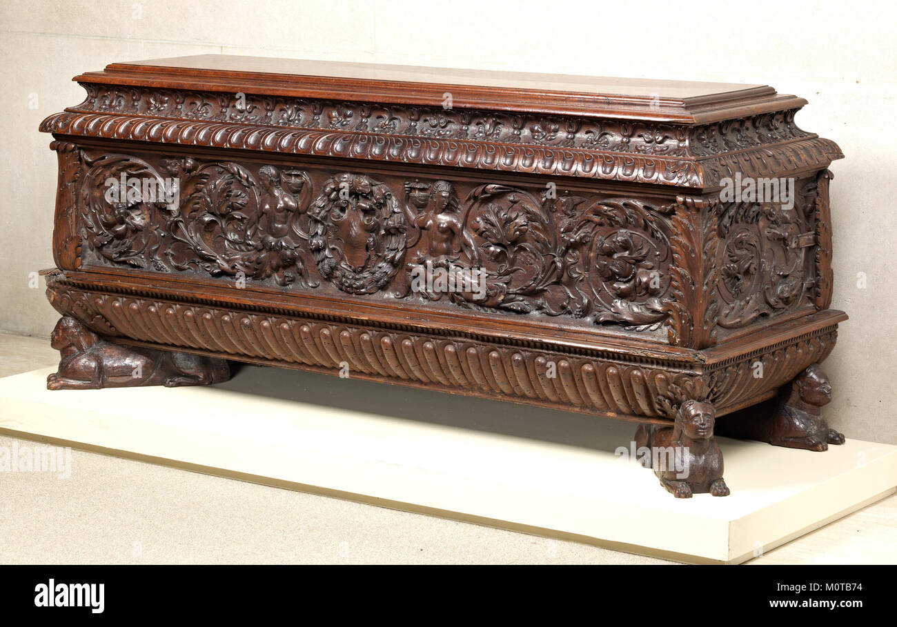 The Cassone chest, part of a collection at the Metropolitan Museum of ...