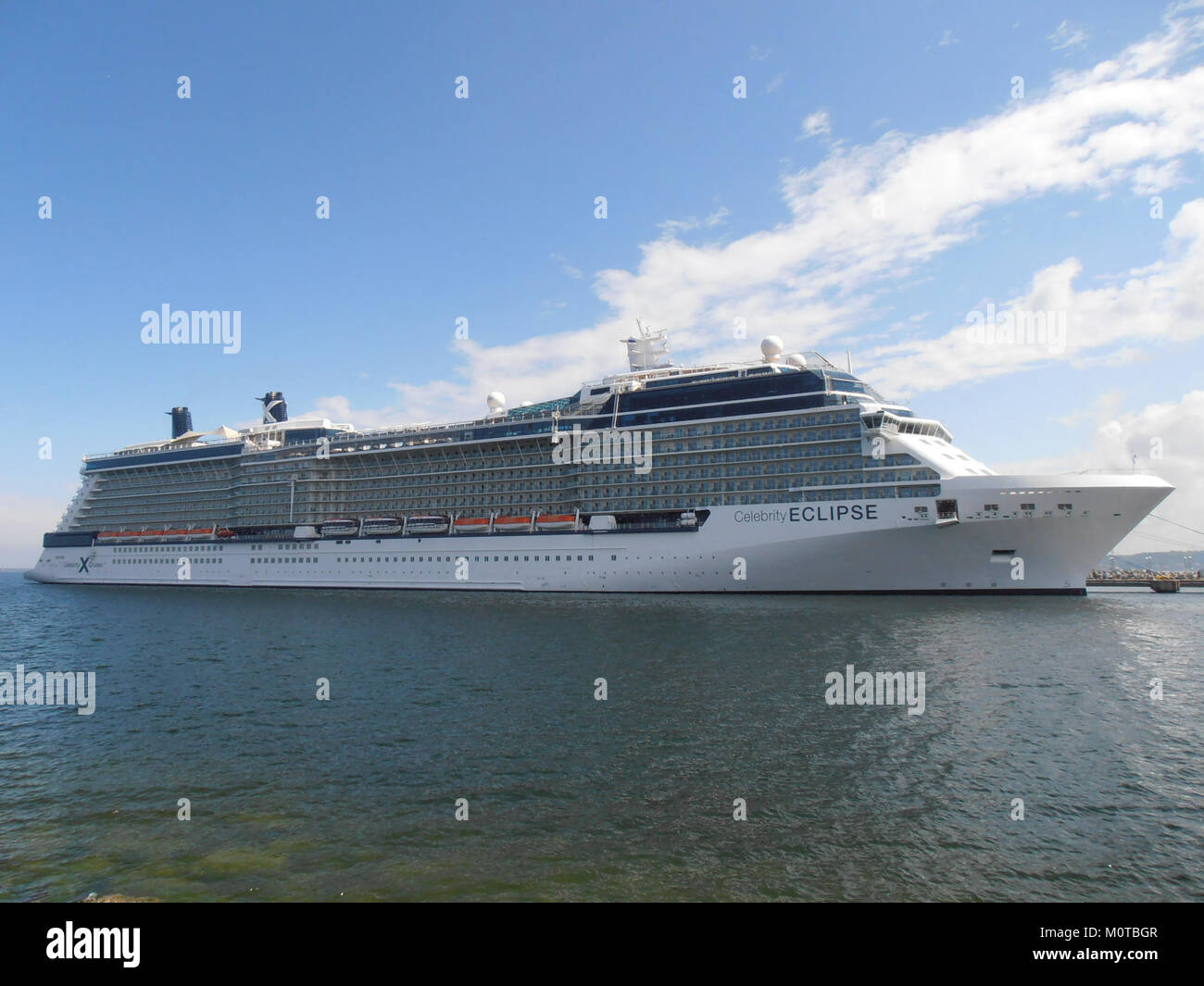The Celebrity Eclipse cruise ship docked in Tallinn, Estonia, on July 2 ...