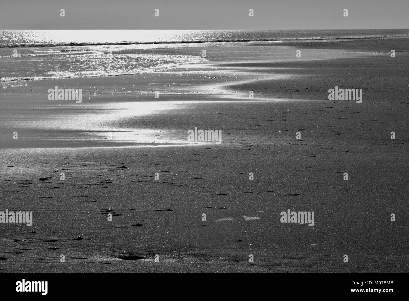 Beach contrasts Black and White Stock Photos & Images - Alamy