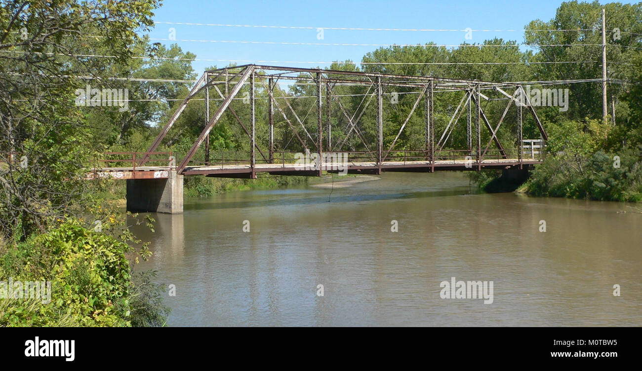 The Cedar River Bridge in Cedar Rapids, Nebraska, is a historical ...