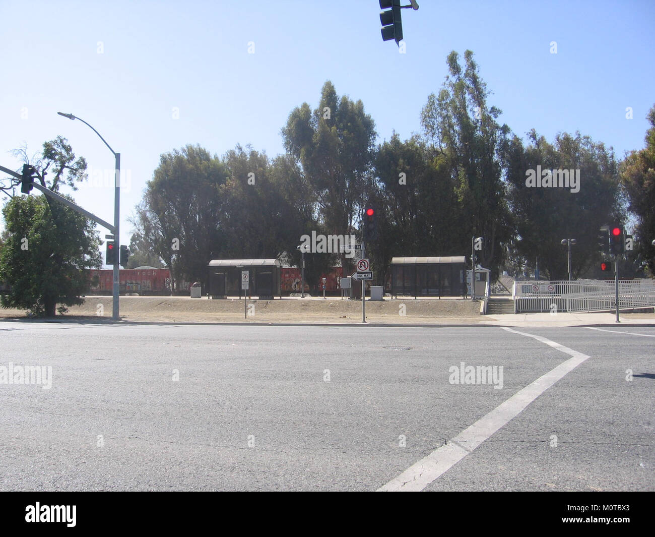 The Capitol Caltrain station, located in California, is a ...