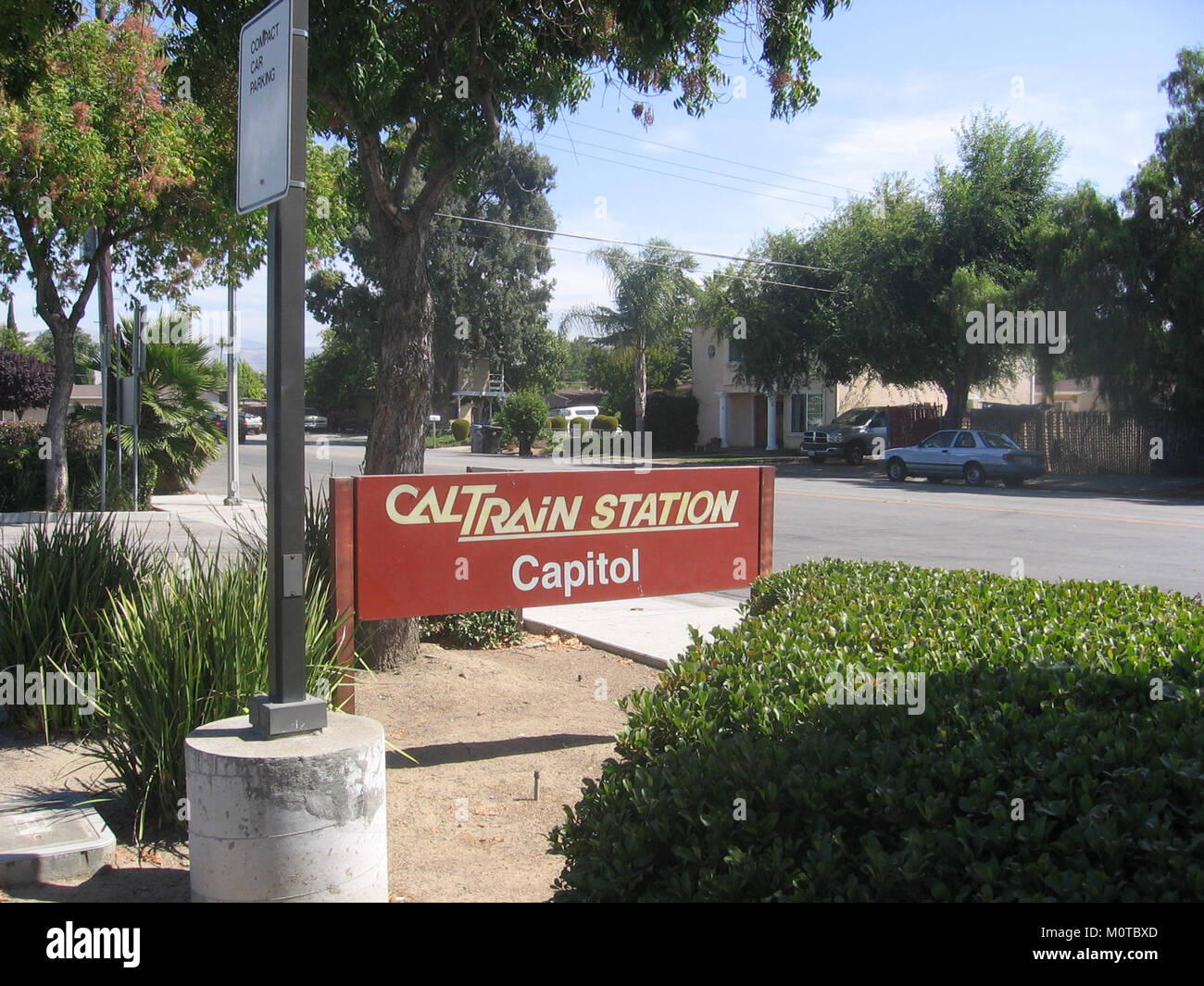 Capitol Caltrain station 1394 12 Stock Photo - Alamy