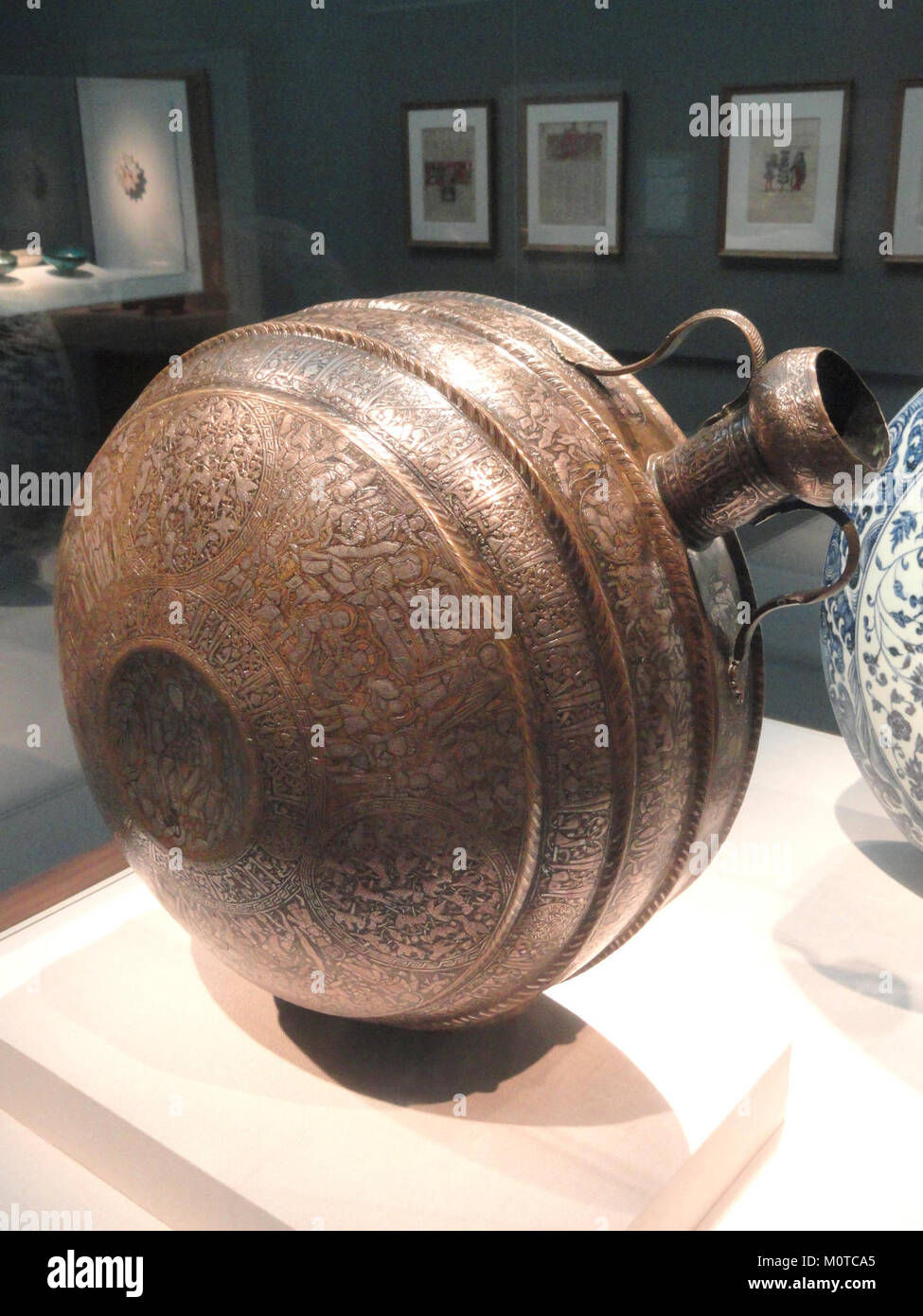 This 13th-century canteen from northern Iraq features Christian and ...