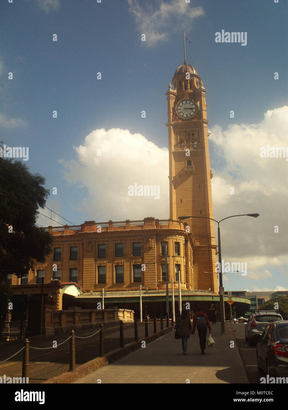 This photograph offers a view of Sydney's Central Station from Pitt ...