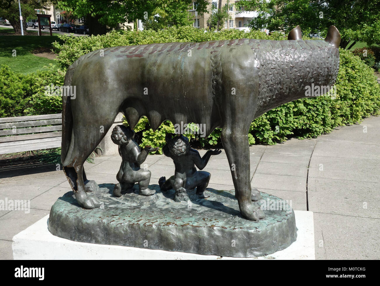 The Capitoline she-wolf, a symbol of ancient Rome, is located in Eden ...