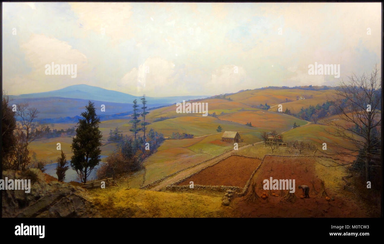 Case 03 focuses on the development of farm life in 1830, showcased ...