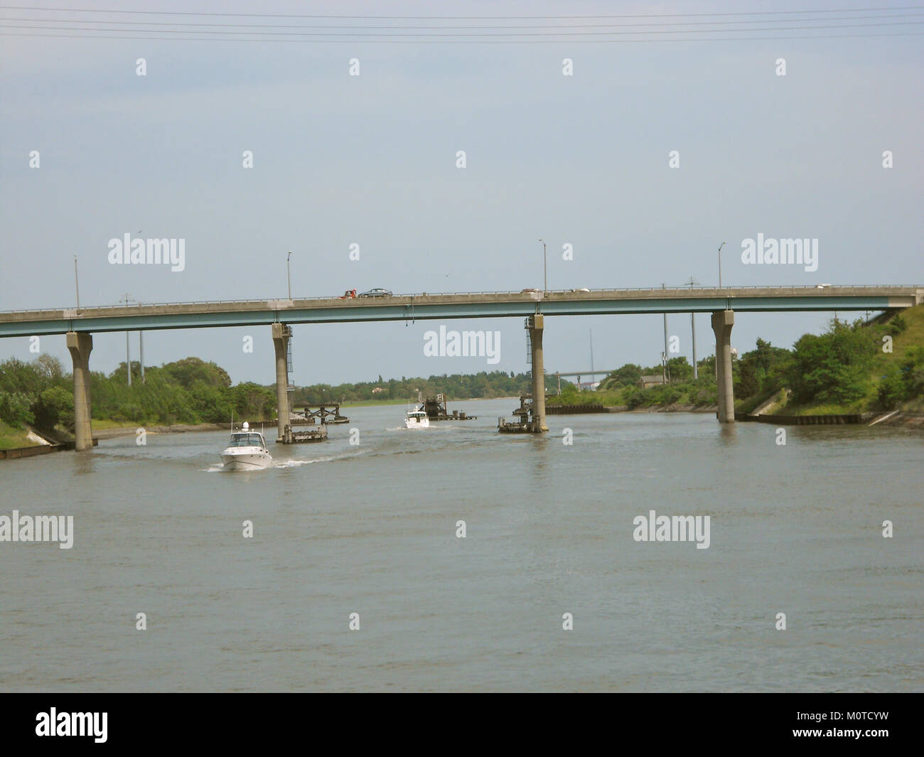 The Cape May Canal in New Jersey, with the 162 bridge, is an important ...