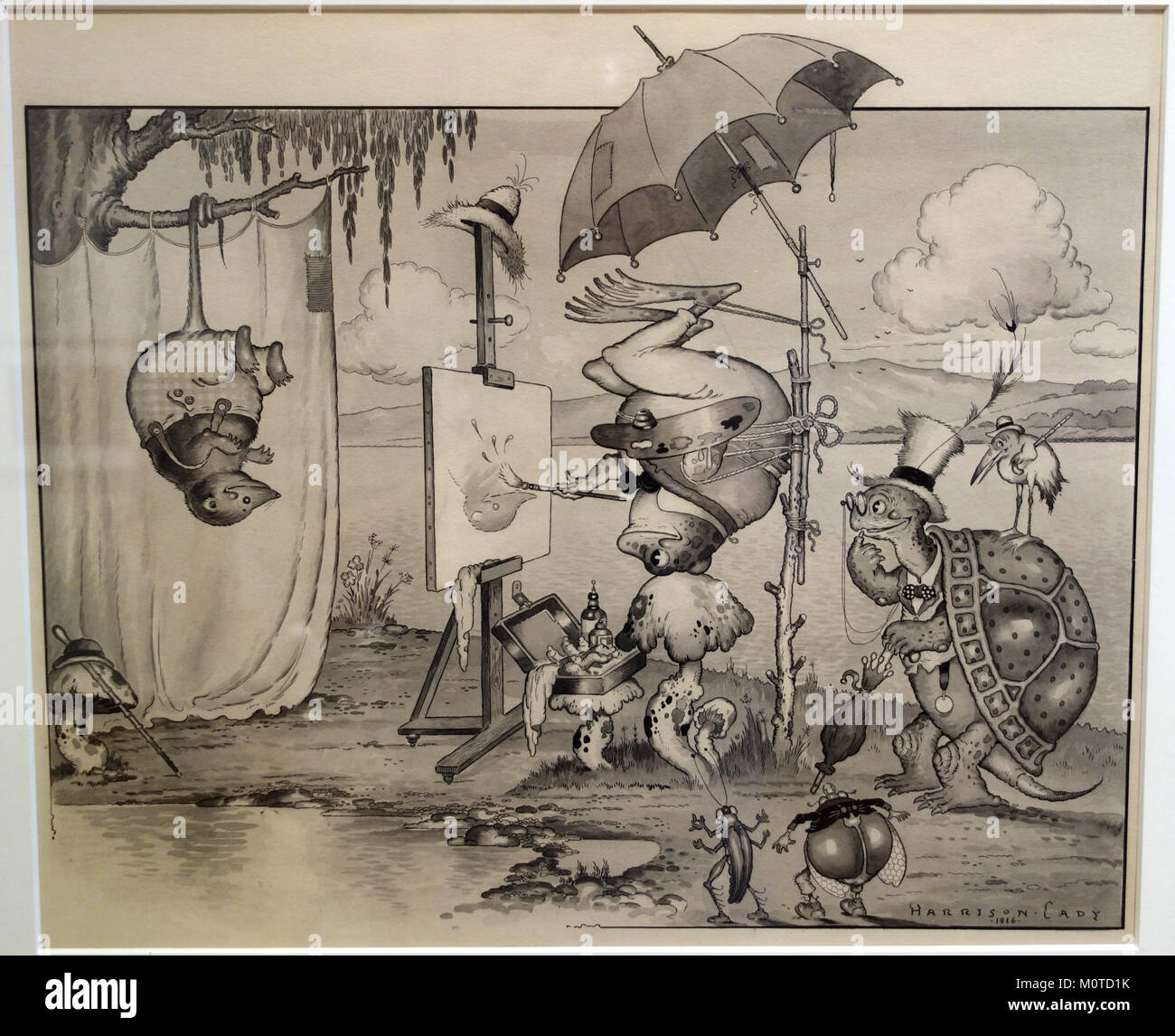 This 1916 cartoon by Harrison Cady was part of the Burgess Series ...