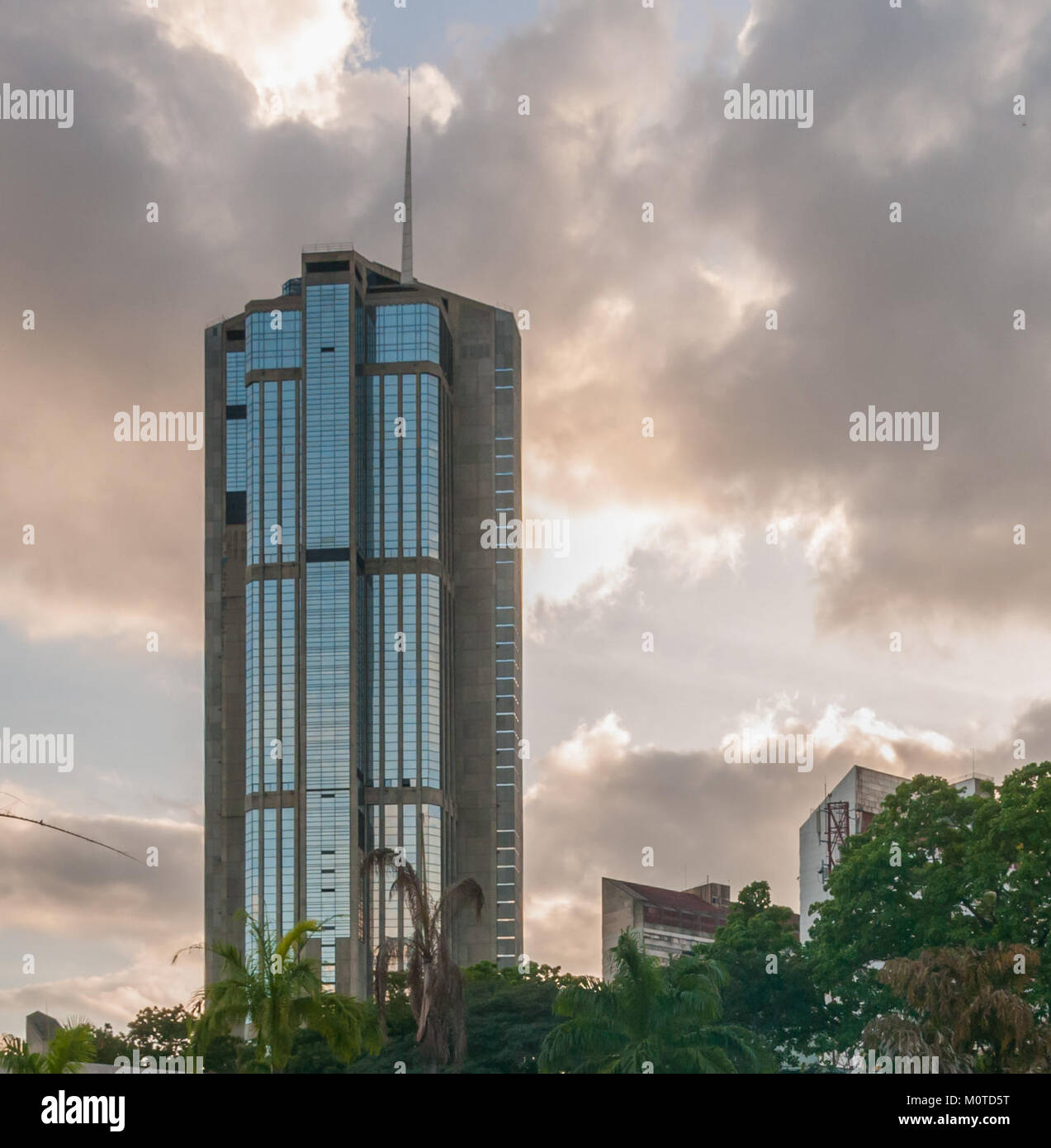 Central Park Tower in Caracas, Venezuela, is a prominent skyscraper ...