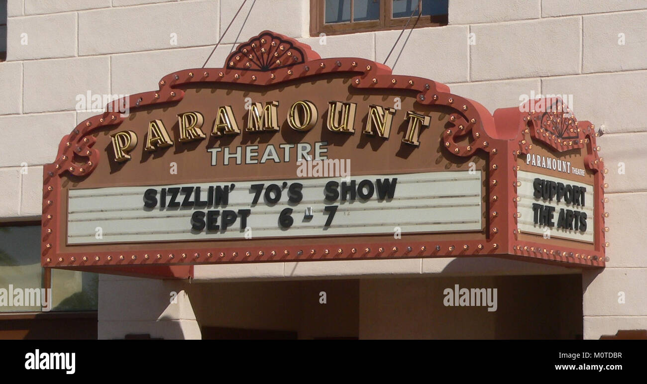 The Paramount Theatre, located in Casa Grande, Arizona, is known for ...