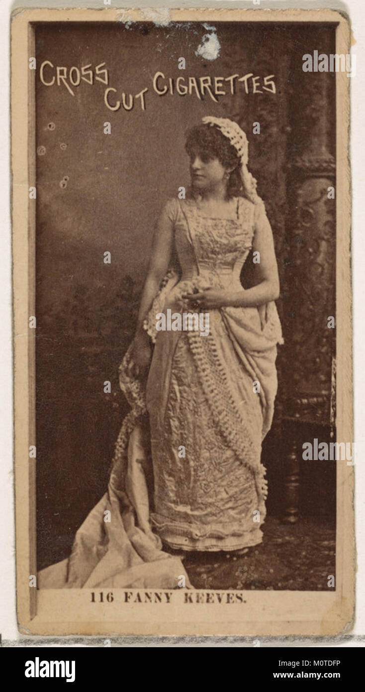 Card Number 116 featuring Fanny Keeves is part of the Actors and ...