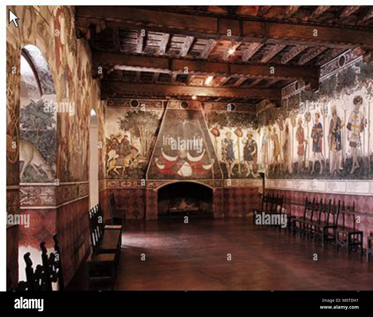 The Castello della Manta is a historic castle located in Italy ...