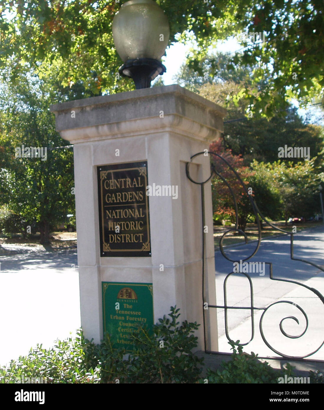 The entrance to Central Gardens at the Belvedere is a notable ...