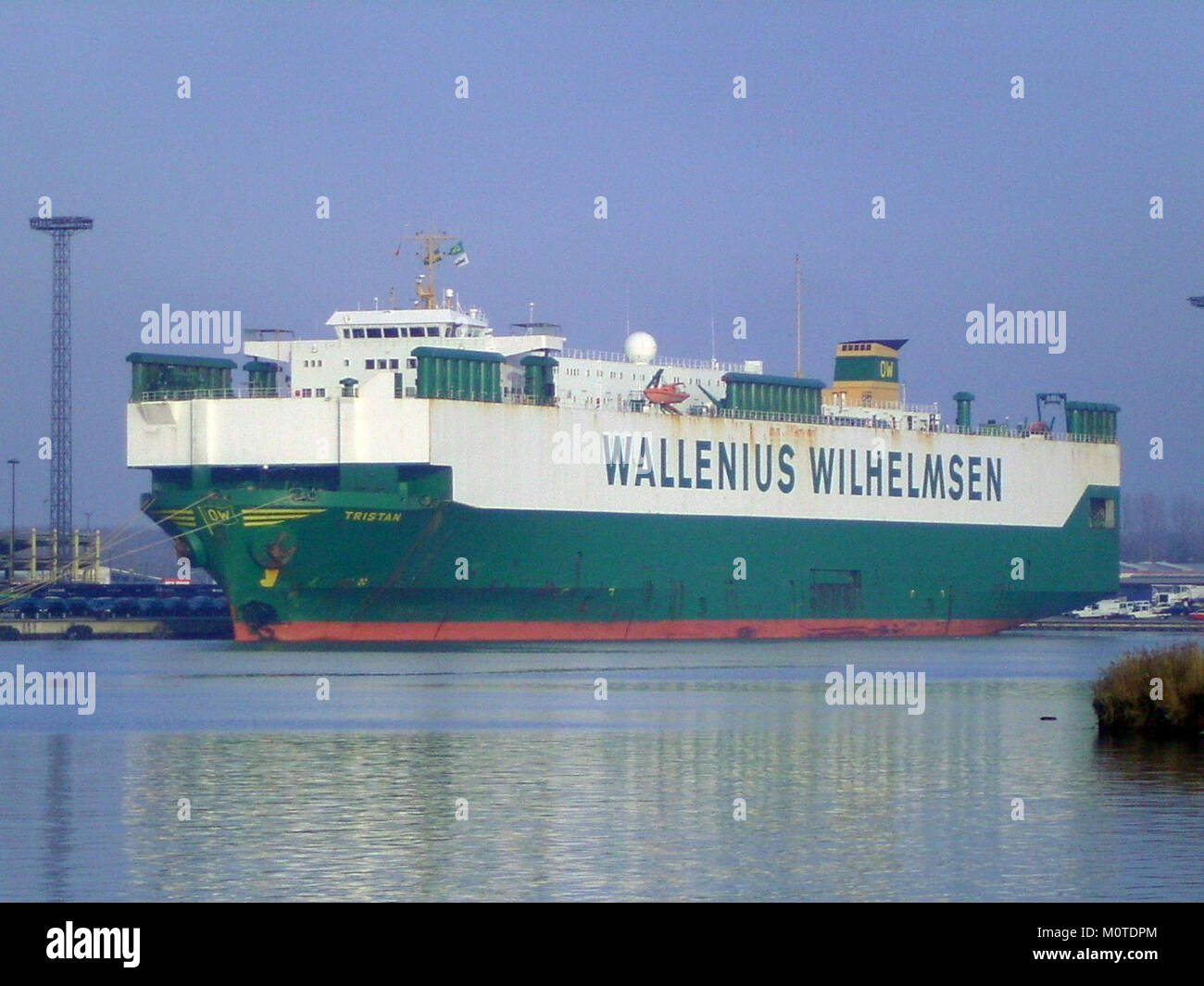 The car carrier Tristan is a specialized vessel designed to transport ...