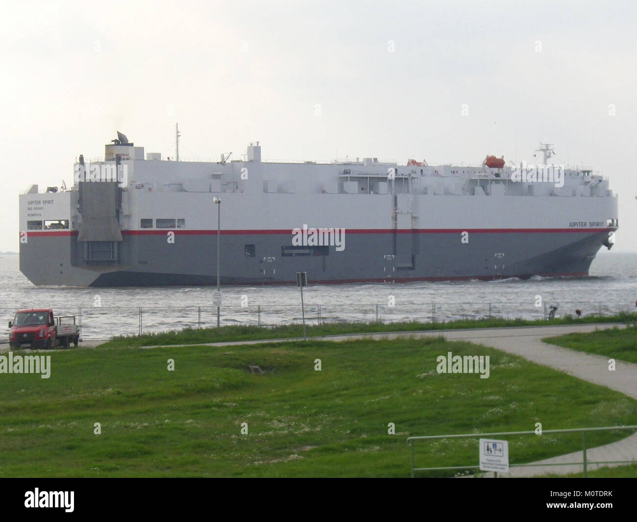 The car carrier Jupiter Spirit is a large, specialized vessel used for ...