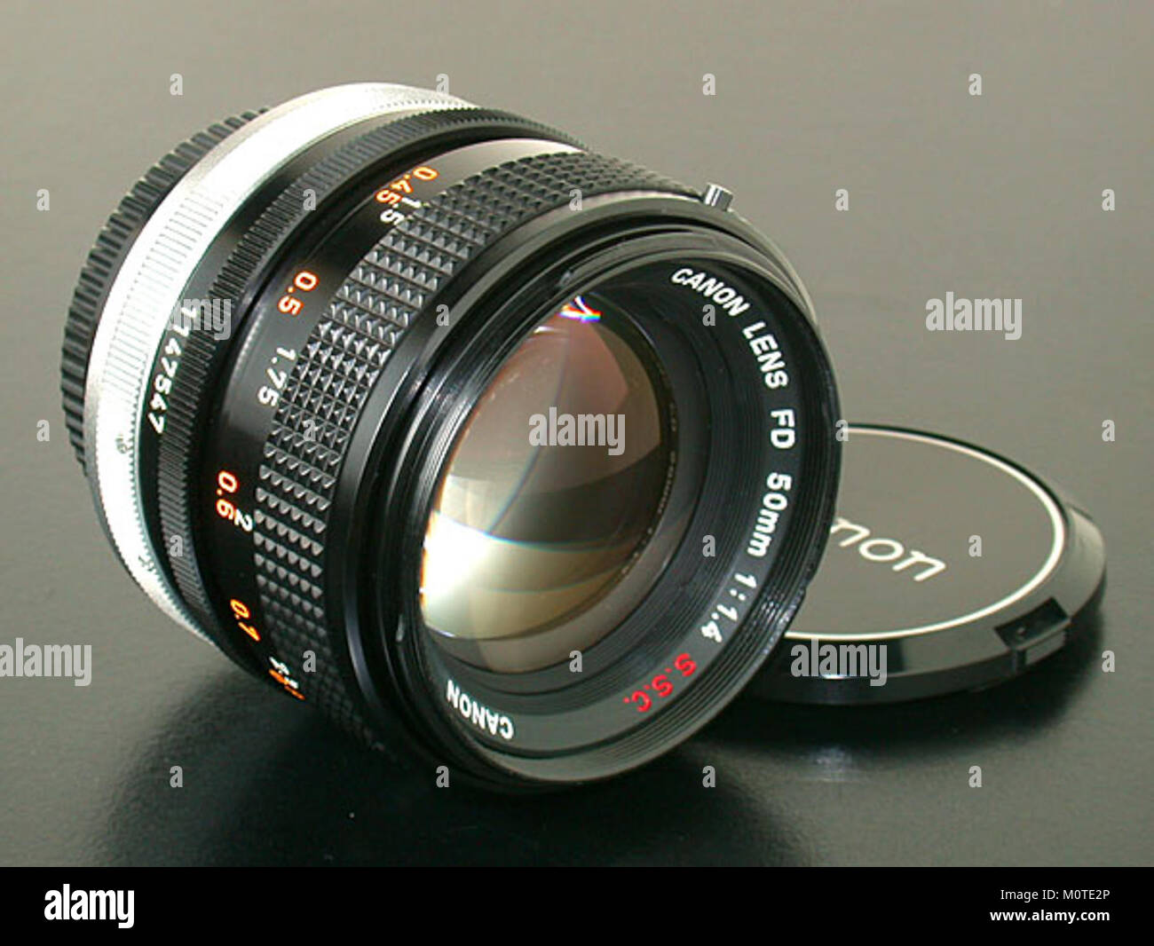 The Canon FD 50mm f/1.4 SSC lens is a classic manual focus lens known for its sharpness and ...