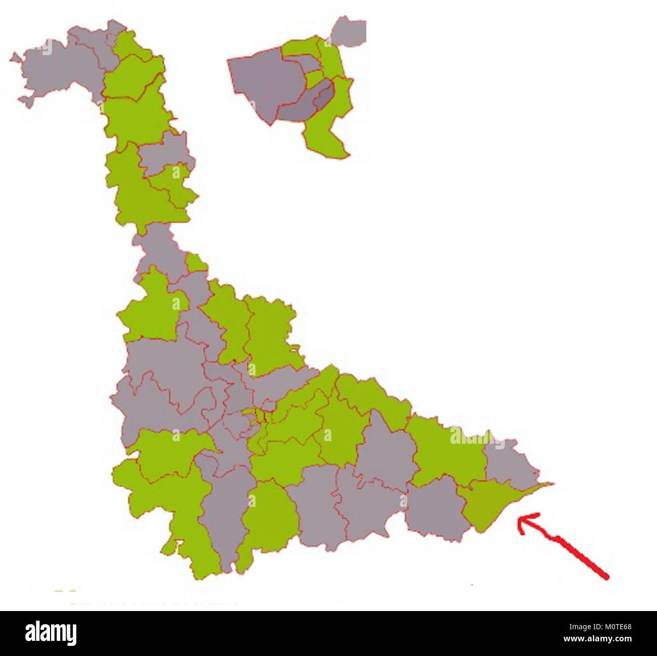 General map overview Cut Out Stock Images & Pictures - Alamy