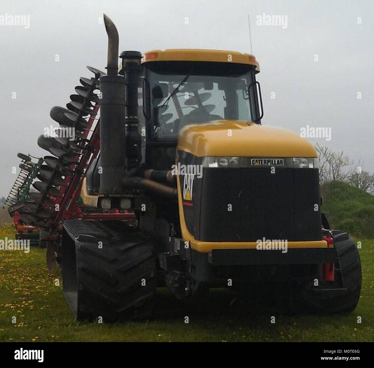 The Caterpillar rubber tracked tractor is a piece of heavy machinery ...