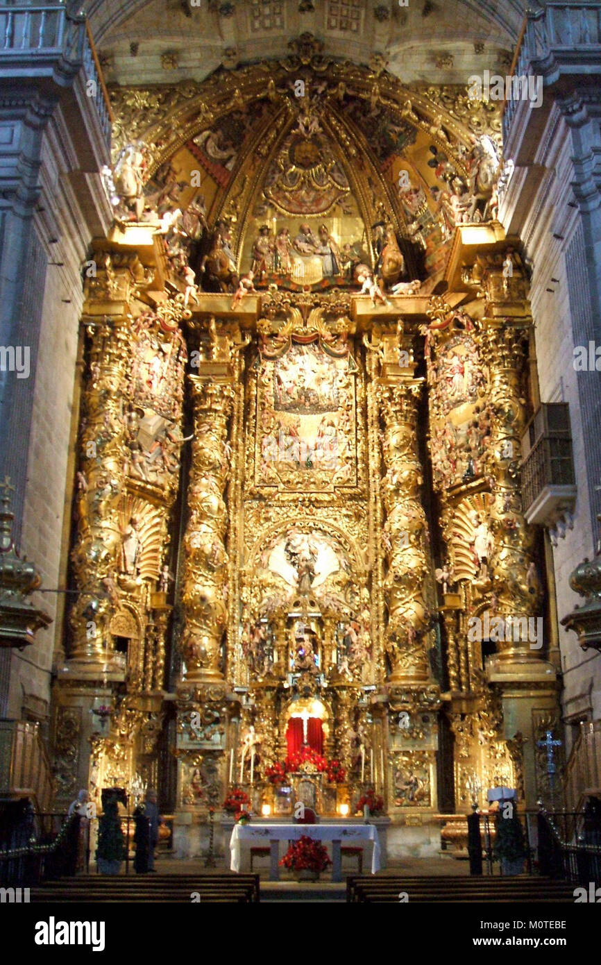 Monasterio de San Salvador, located in Celanova, Spain, is a historic ...