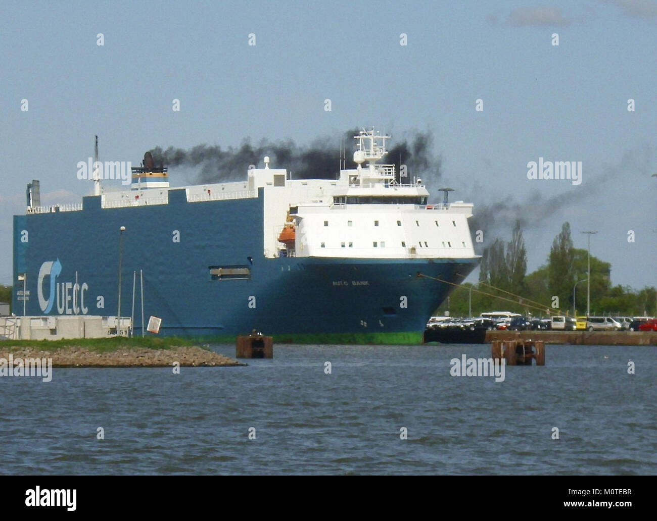 Car carrier Auto Bank 2012-05-05 Stock Photo - Alamy