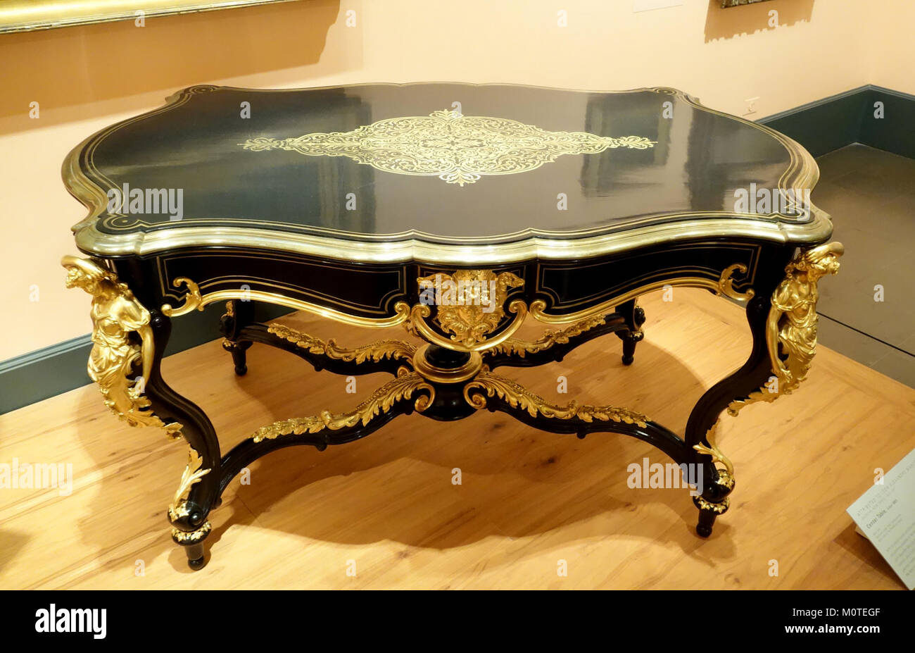 This center table, attributed to Leon Alexandre Marcotte, is a fine ...