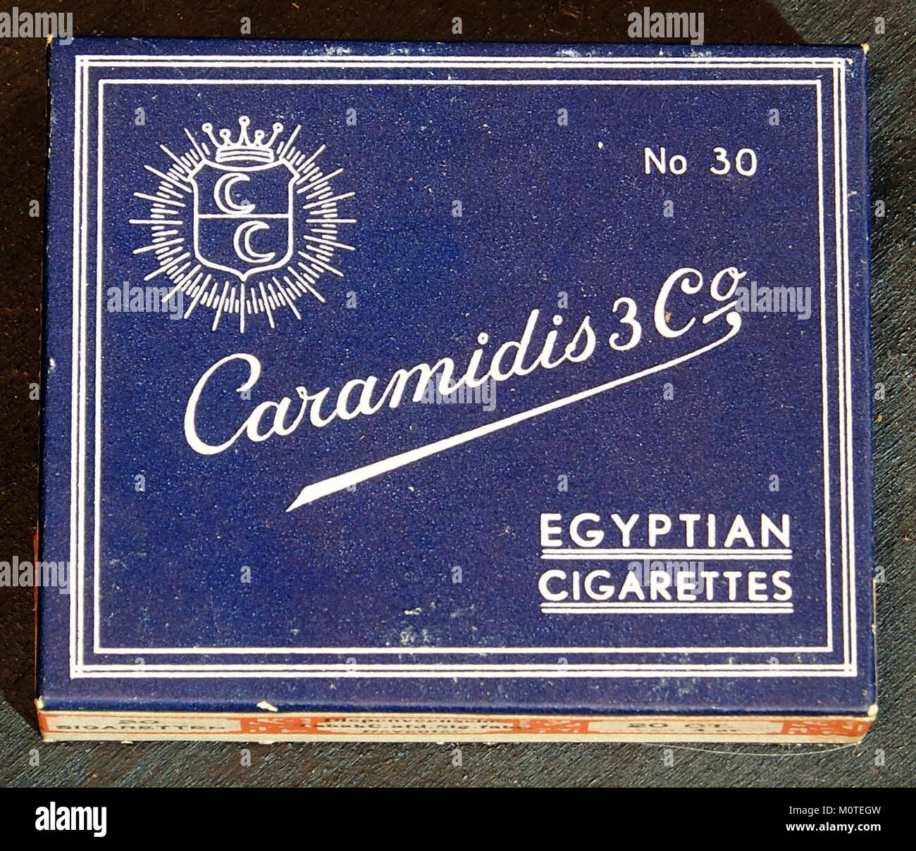 Caramidis 3 Co produced 'No 30 Egyptian Cigarettes,' a brand of ...