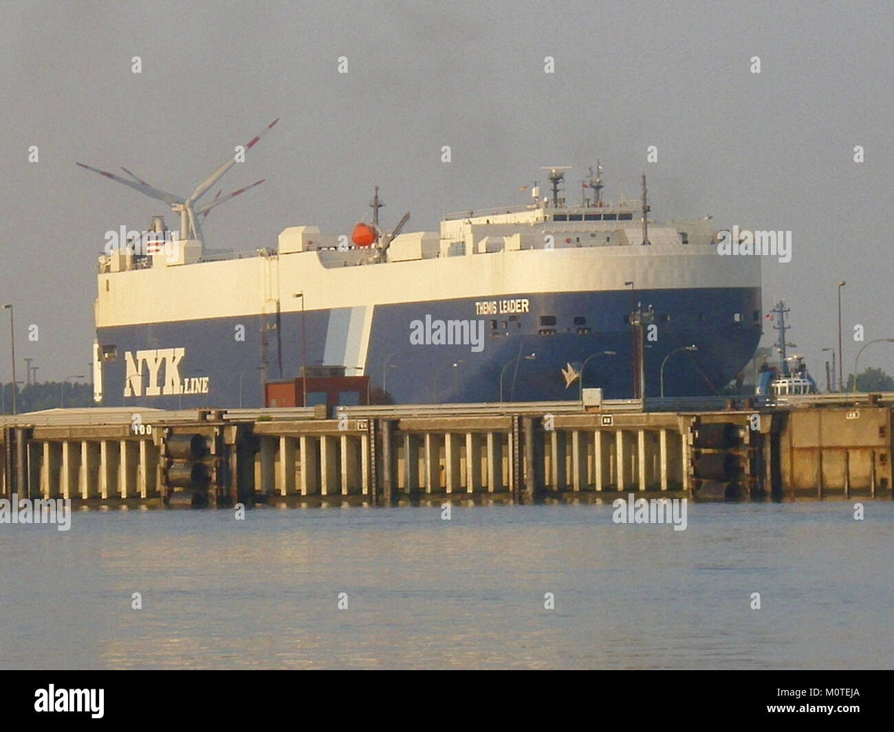 The Themis Leader is a large car carrier ship designed for transporting ...