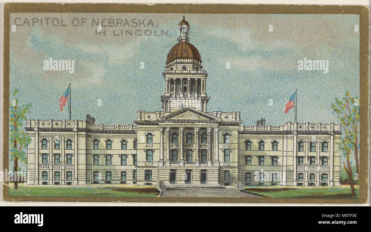The Nebraska State Capitol in Lincoln, featured in the General ...