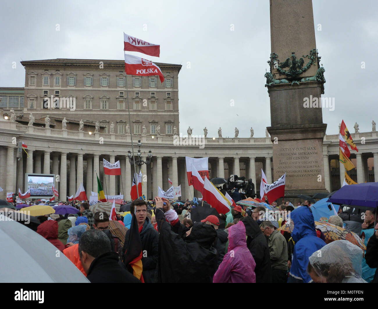 The canonization of Pope John XXIII and Pope John Paul II took place in ...