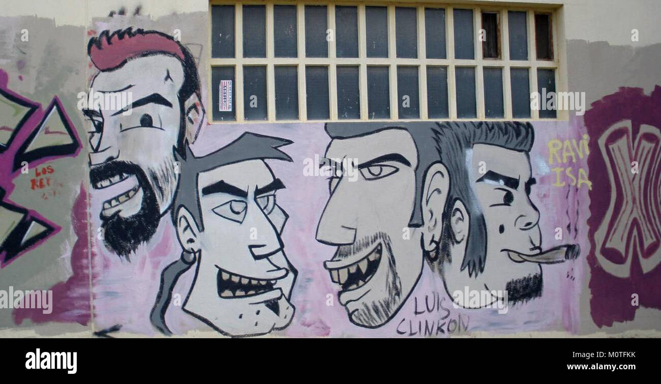 The graffiti in Caspe, Spain, showcases urban art forms that blend ...