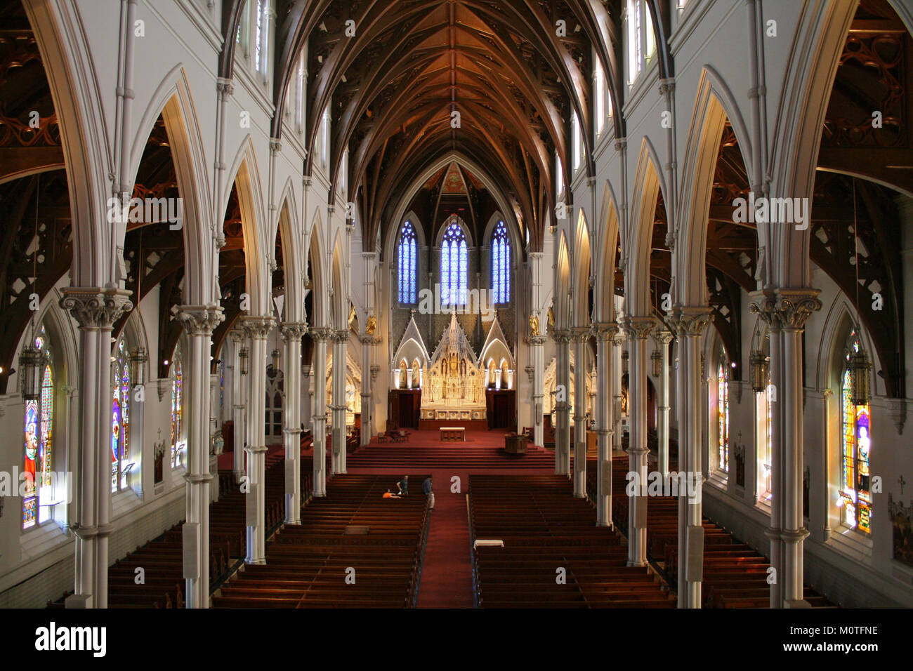 The Cathedral of the Holy Cross, located in Boston, Massachusetts, is ...