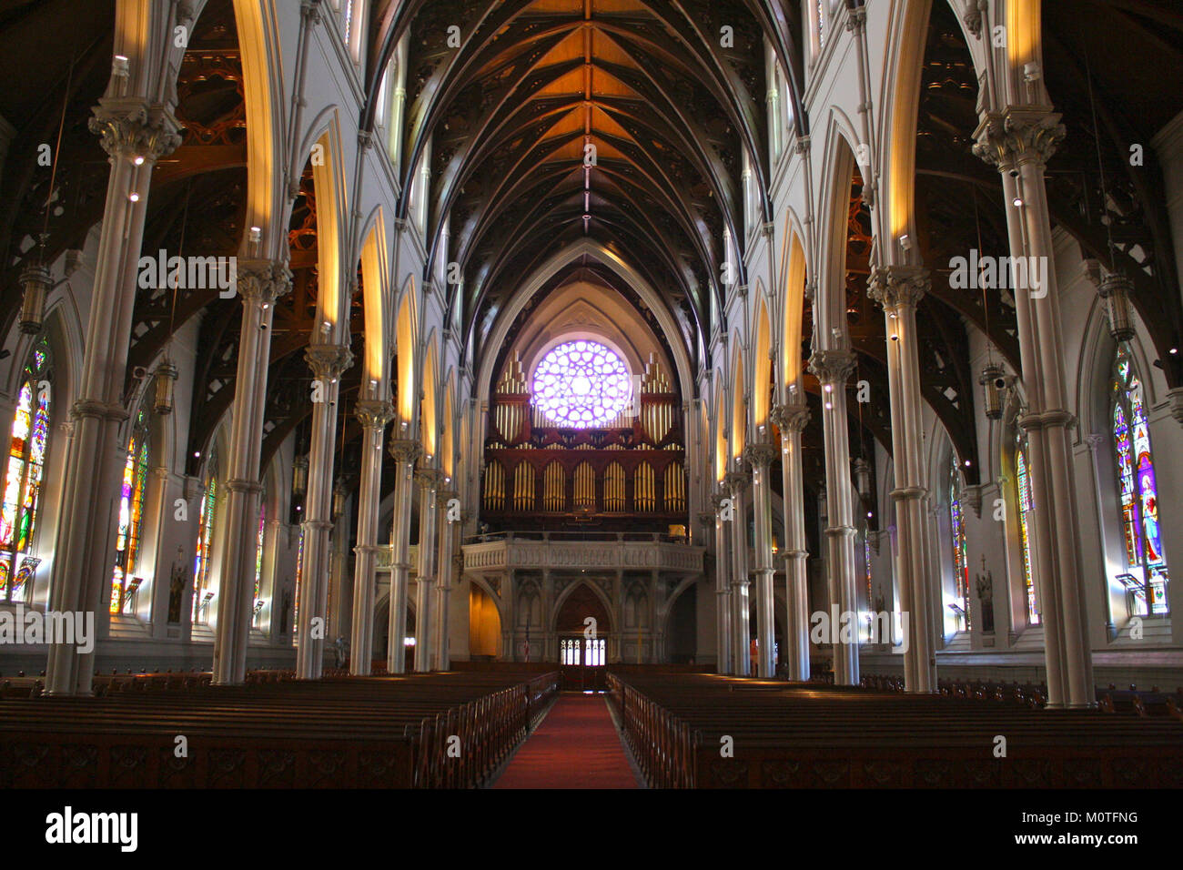 The Cathedral of the Holy Cross in Boston, a prominent Roman Catholic ...