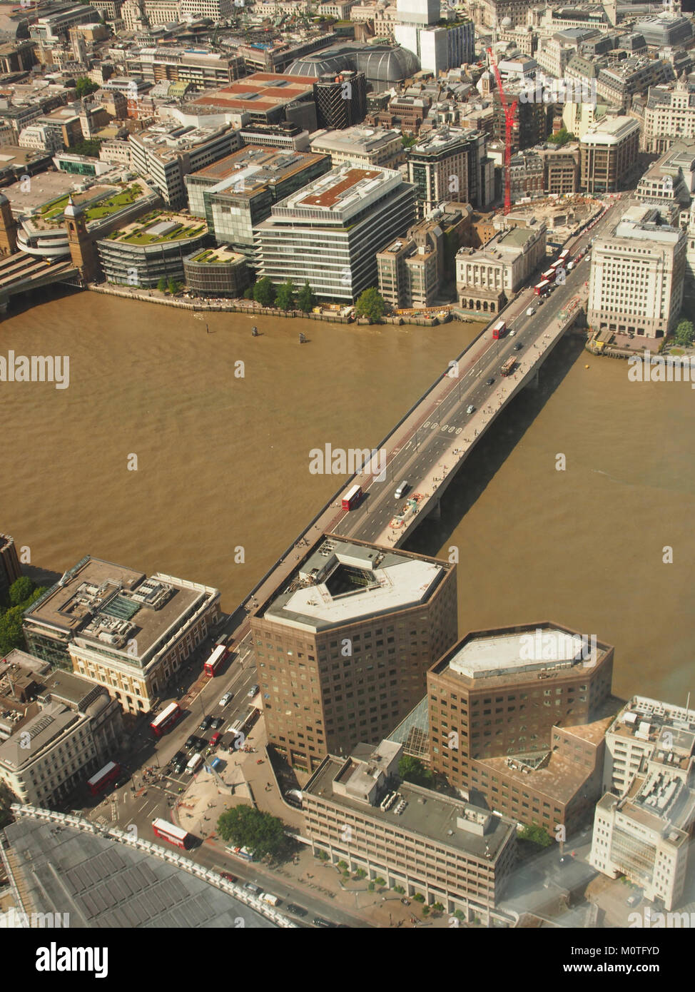 London birds eye view roofs hi-res stock photography and images - Alamy