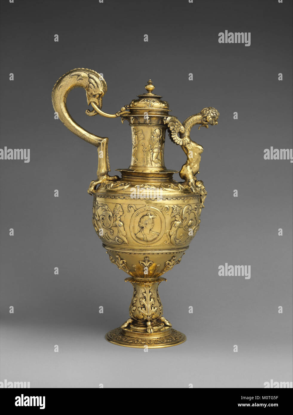 A ceremonial ewer, housed in The Metropolitan Museum of Art, is a ...