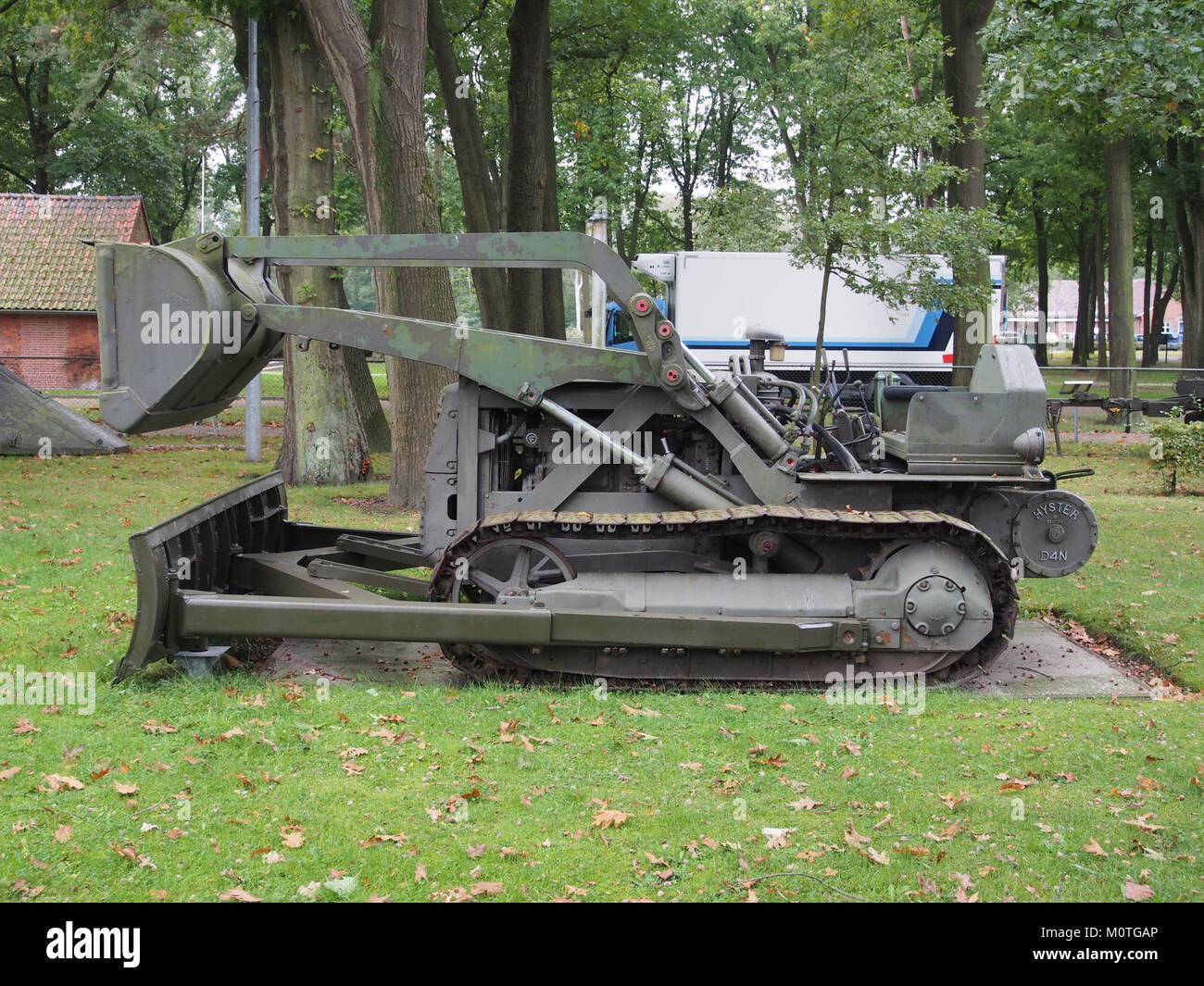 The 1955 Caterpillar D4 is a classic bulldozer displayed at the ...