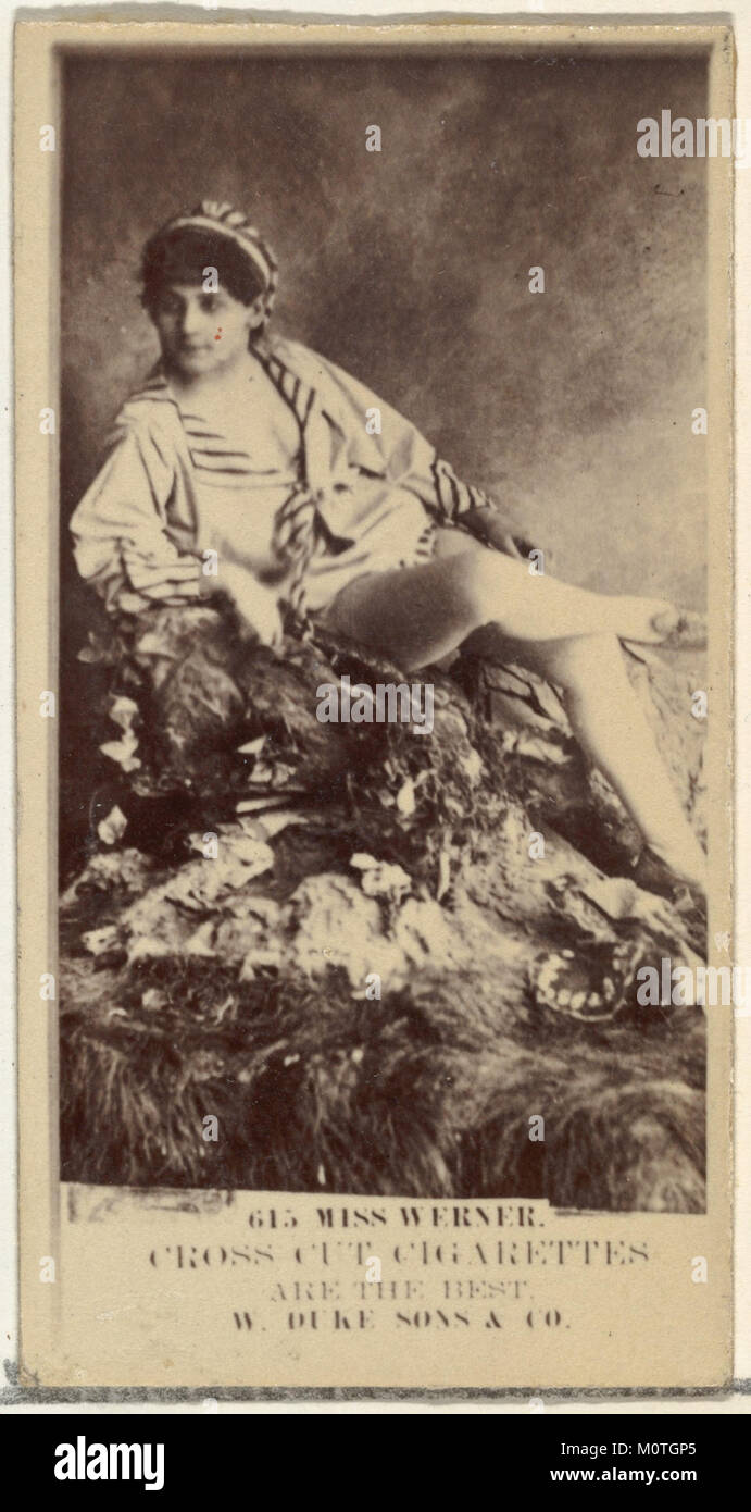 This card, featuring Miss Werner, is part of the Actors and Actresses ...