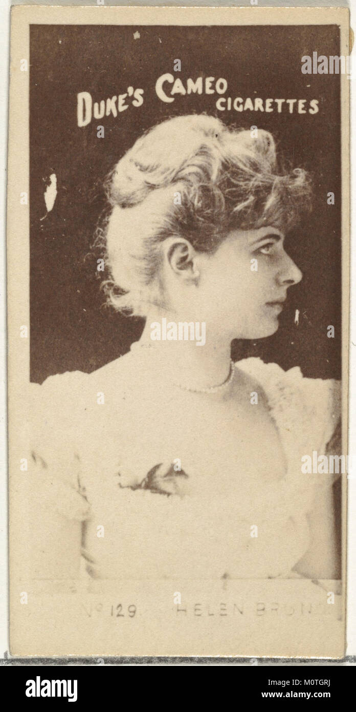A trading card from the Actors and Actresses series (N145-4), featuring ...