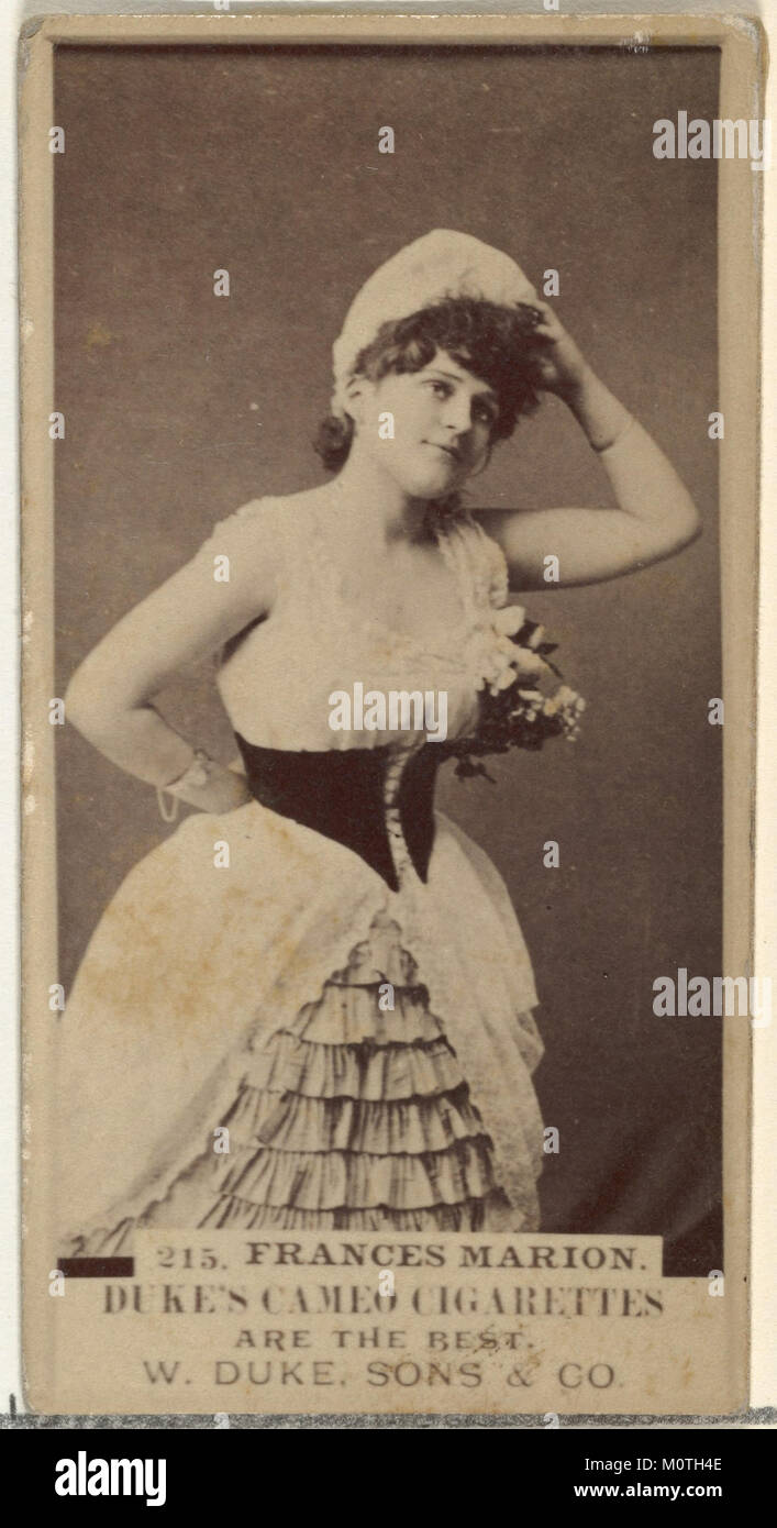 Card Number 215 features Frances Marion, an actress and writer known ...