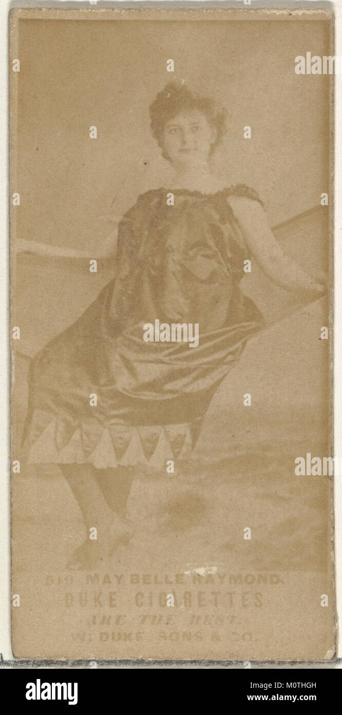 This trading card features May Belle Raymond, part of the Actors and ...