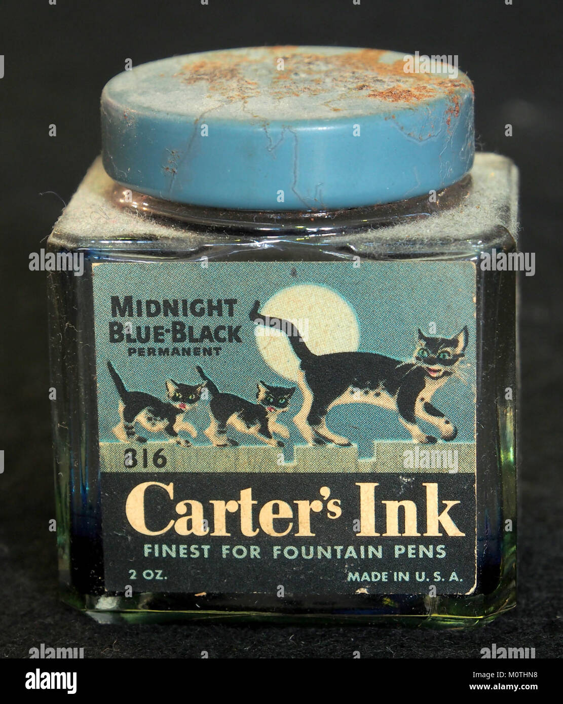 The Carter's ink inkwell is a historical writing instrument used for ...