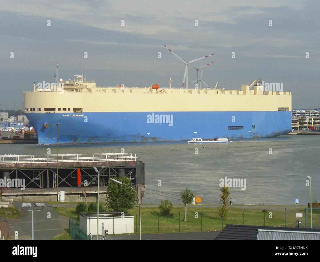 The Grand Sapphire is a large car carrier vessel designed for ...