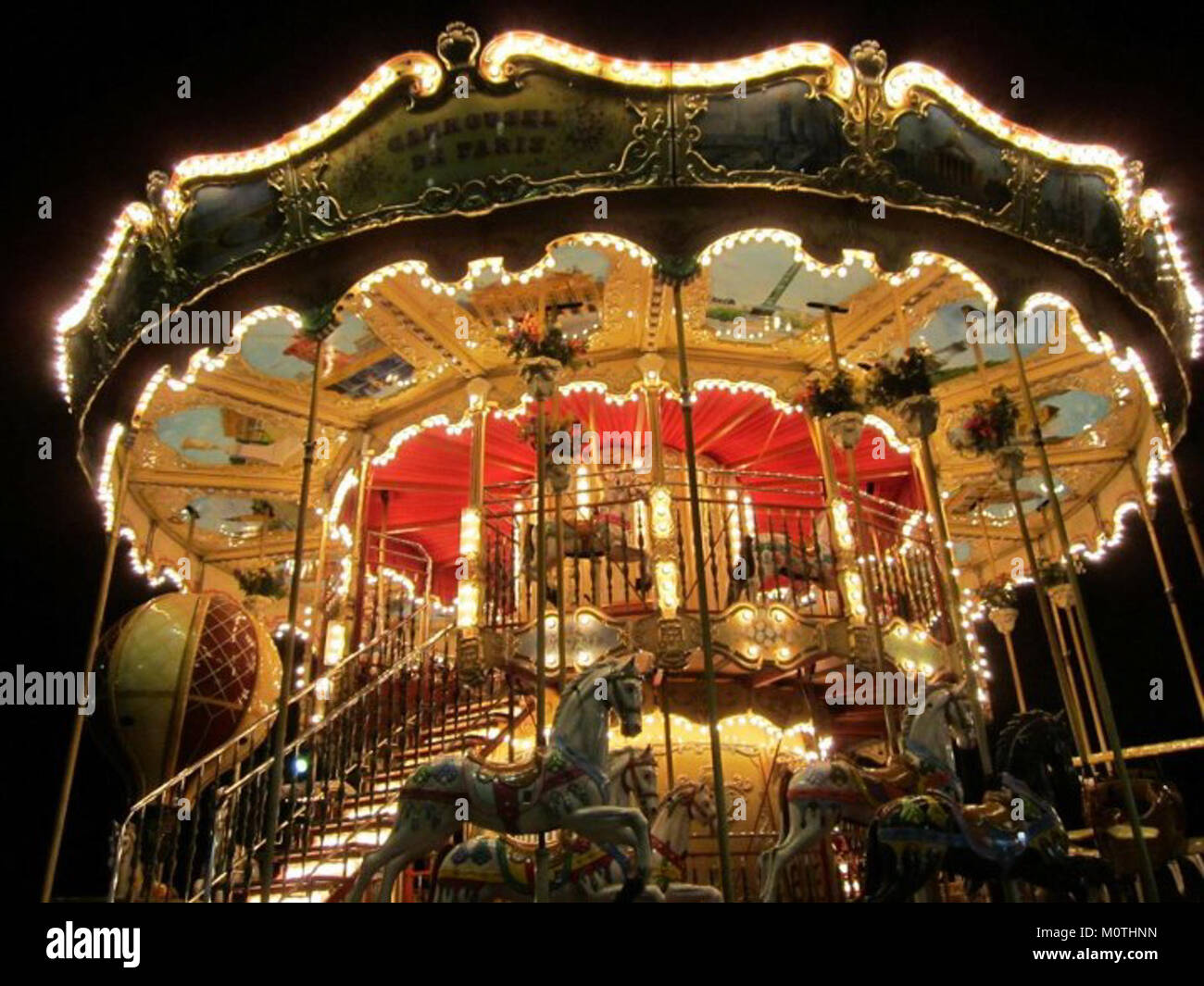 Double decker carousel hi-res stock photography and images - Alamy