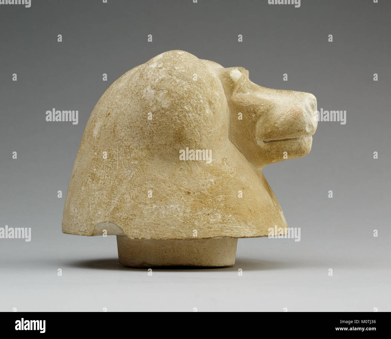 The Canopic Jar lid with the head of a baboon (Hapy) is an ancient ...