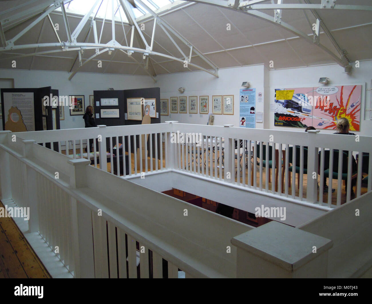 The Cartoon Museum's first floor showcases an array of exhibits ...
