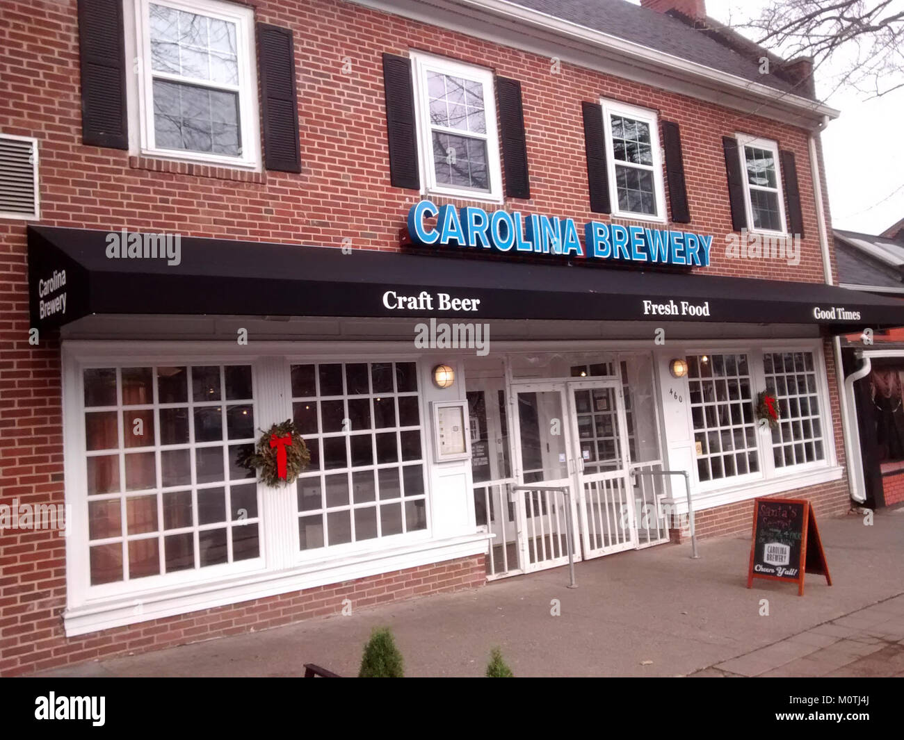 The Carolina Brewery in Chapel Hill, North Carolina, offers craft beers ...